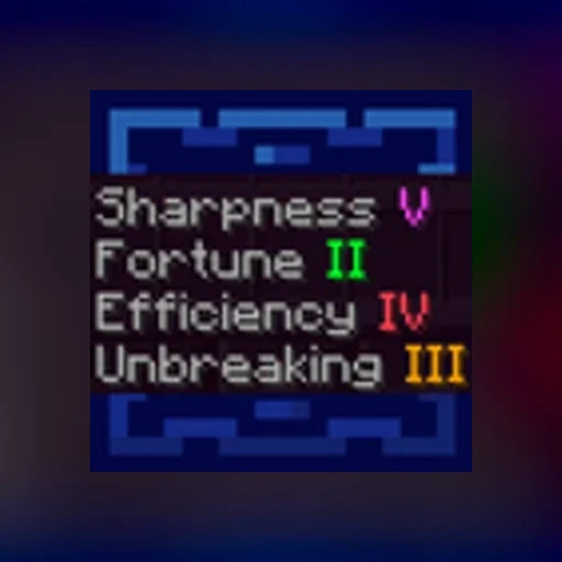 Colored Enchantment Levels — скачать ресурс пак для Майнкрафт 1.21.11 ...
