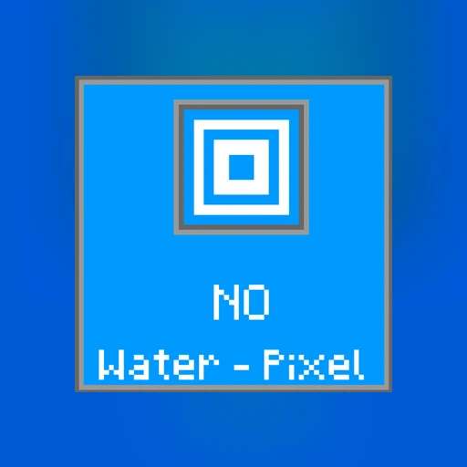 NO water pixels — скачать ресурс пак для Майнкрафт 26.1.1 ...